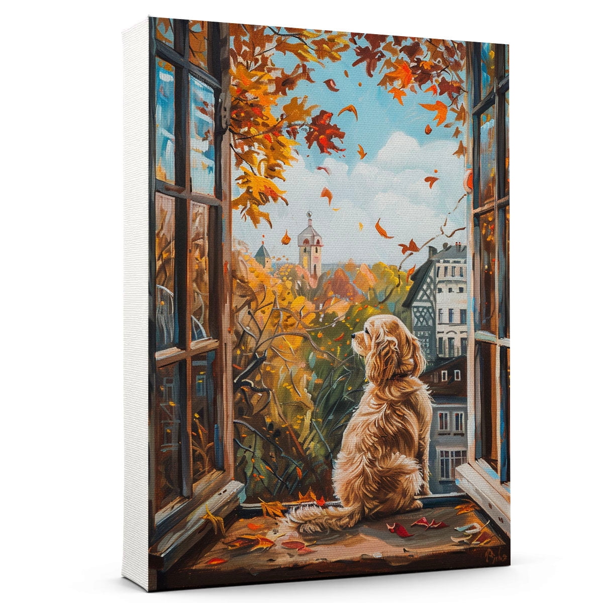 Hudo dog lovers gifts for women - English Foxhound Dog Wall Art Canvas ...