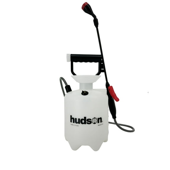 Hudson 1 Gallon Durable Multi-Use Pressure Sprayer with 4-Pattern ...