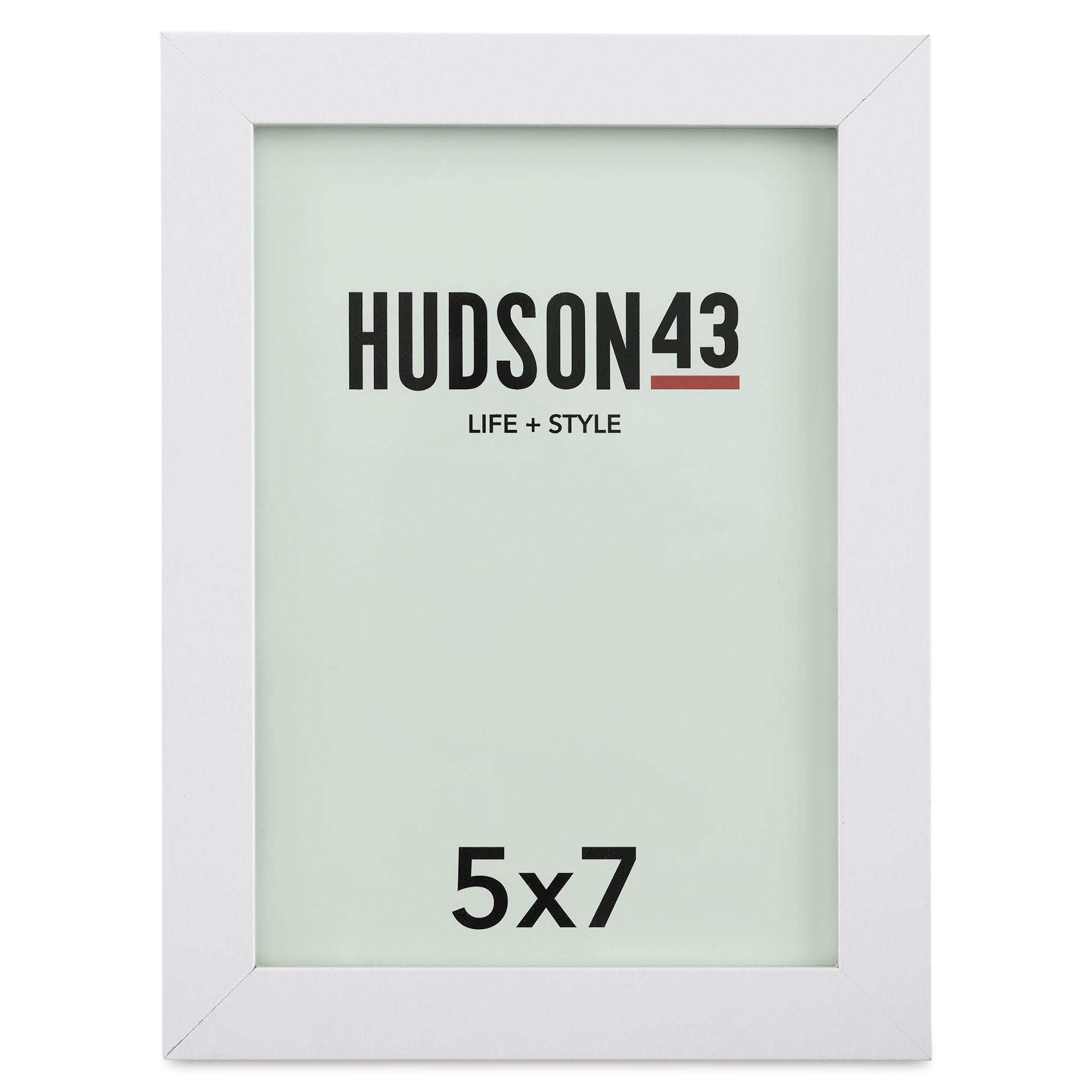 Hudson 43 Gallery Frame - White, 5" x 7", Easel Back - Walmart.com