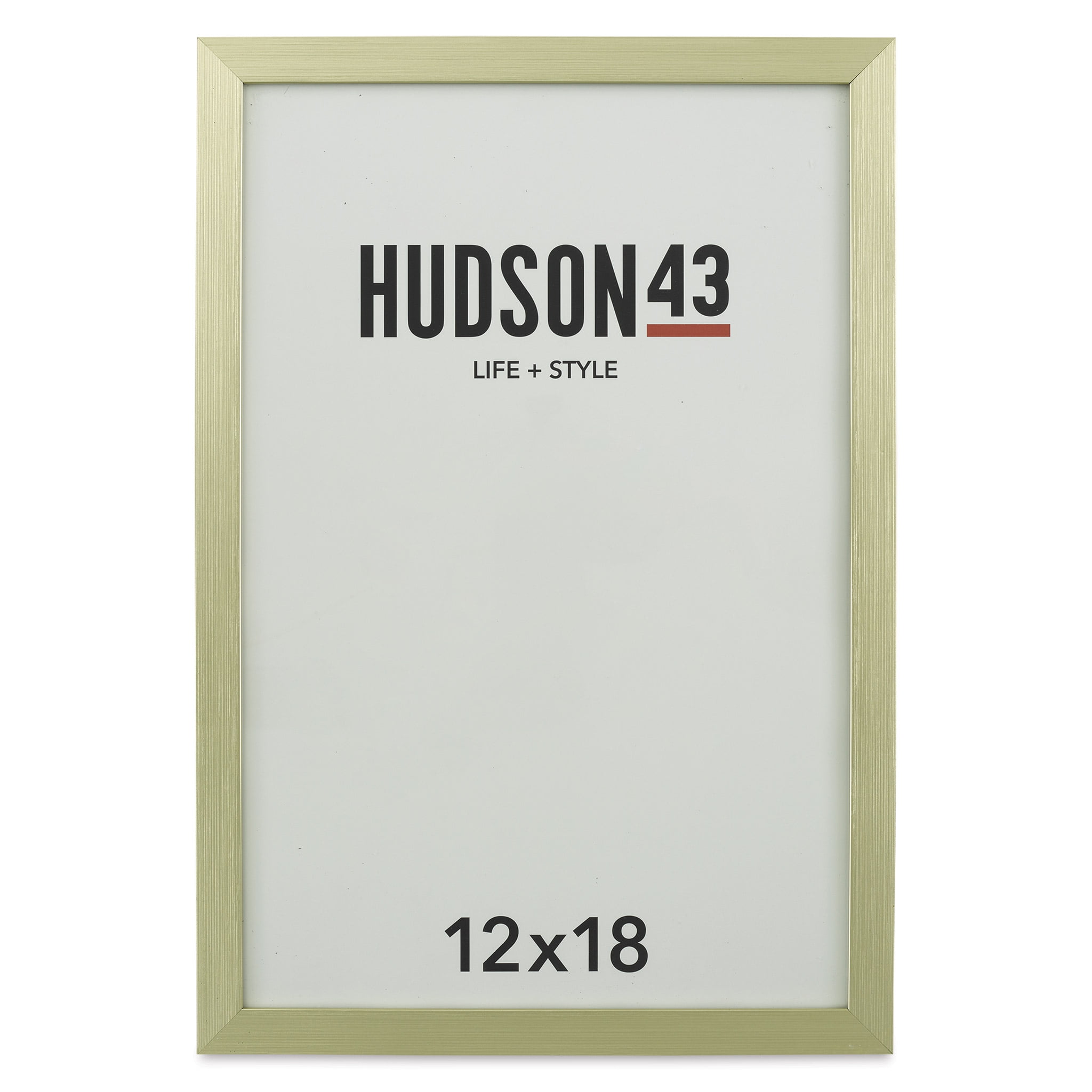 Hudson 43 Gallery Metallic Frames - Brass, 12" x 18" - Walmart.com