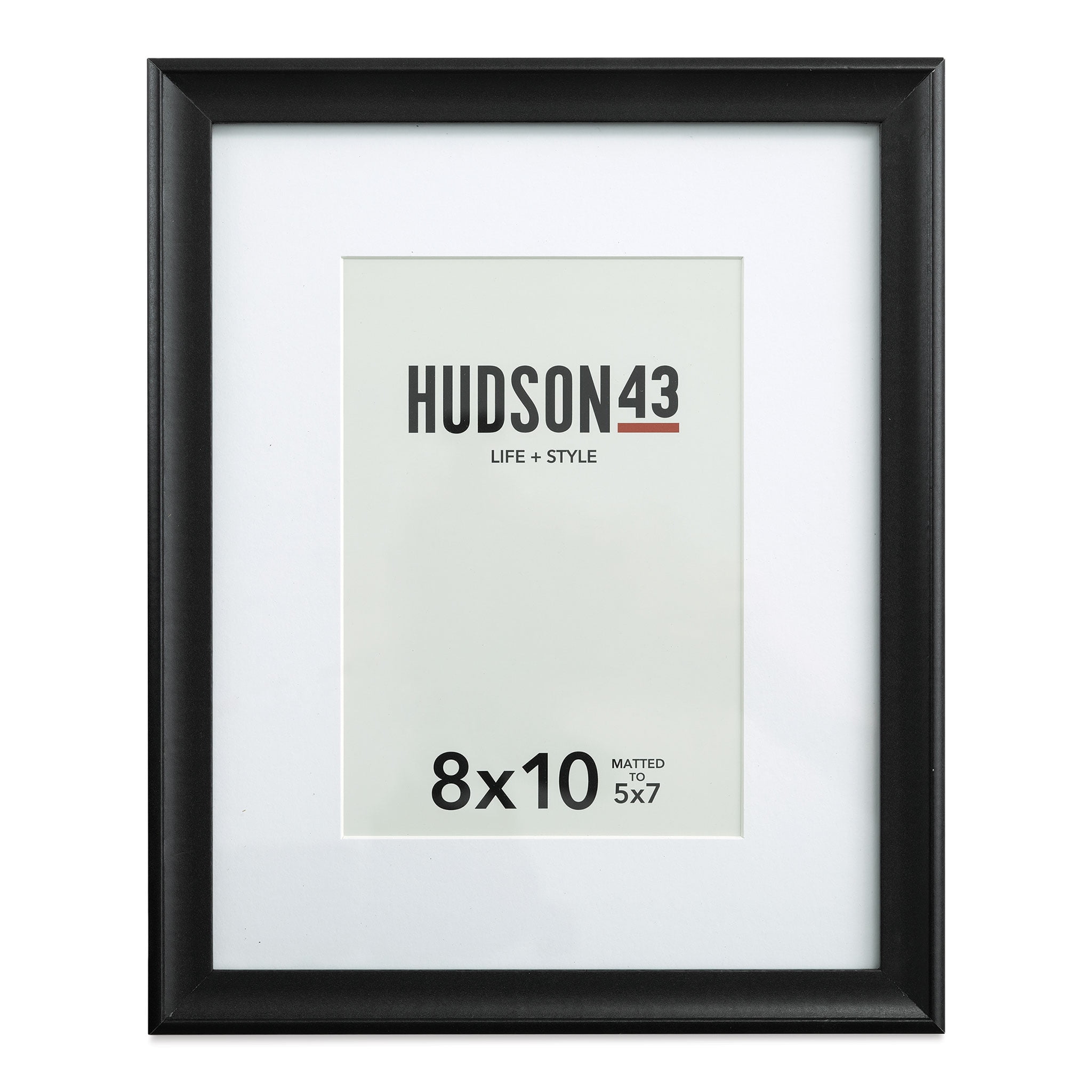 Hudson 43 Traditional Frame - Black, 8" x 10", Easel Back - Walmart.com