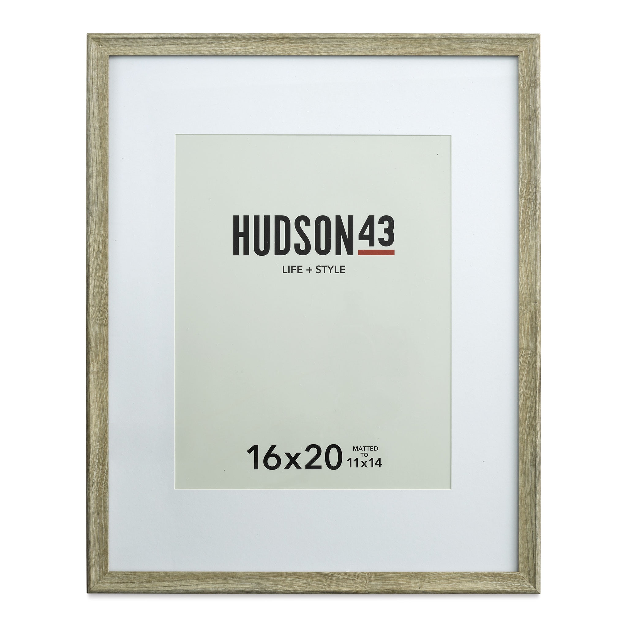 Hudson 43 Traditional Frame - Natural, 16" x 20" - Walmart.com