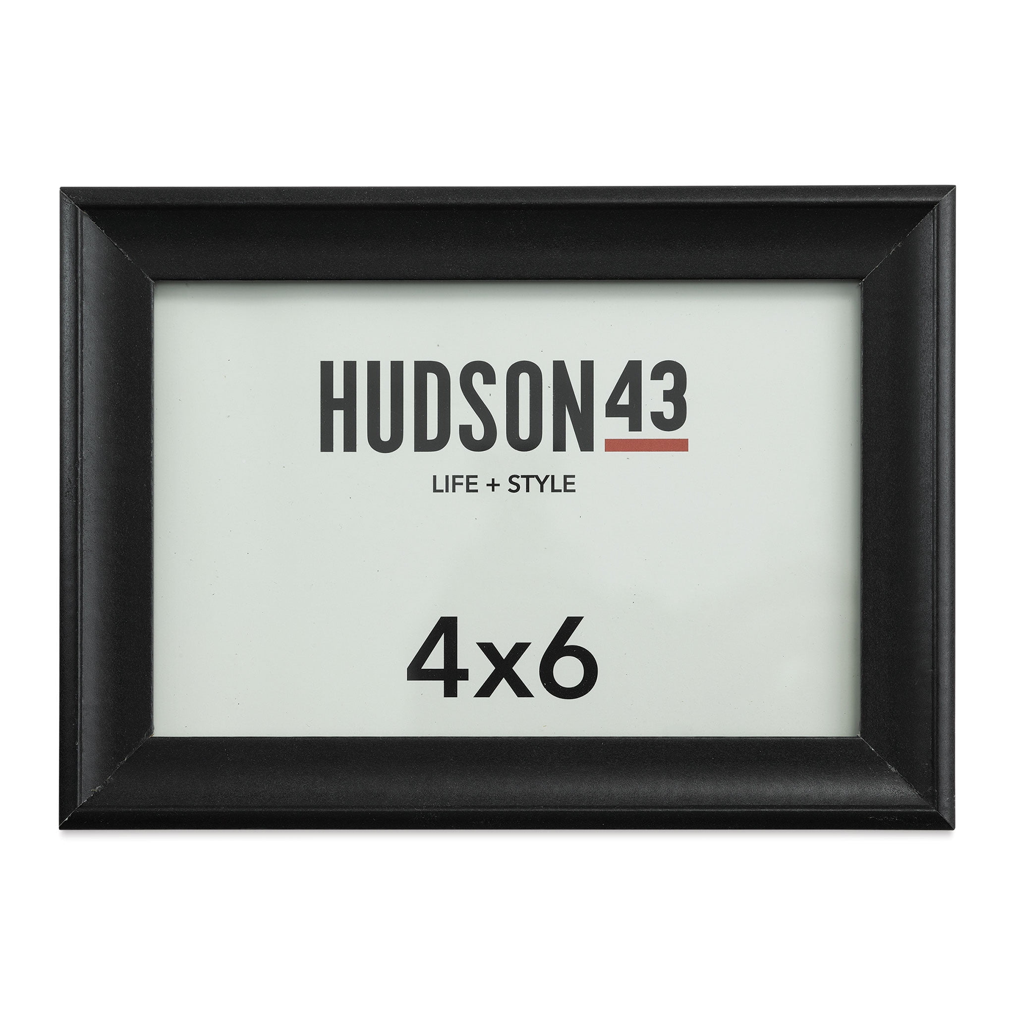 Hudson 43 Traditional Frames - Black, 4" x 6", Easel Back - Walmart.com