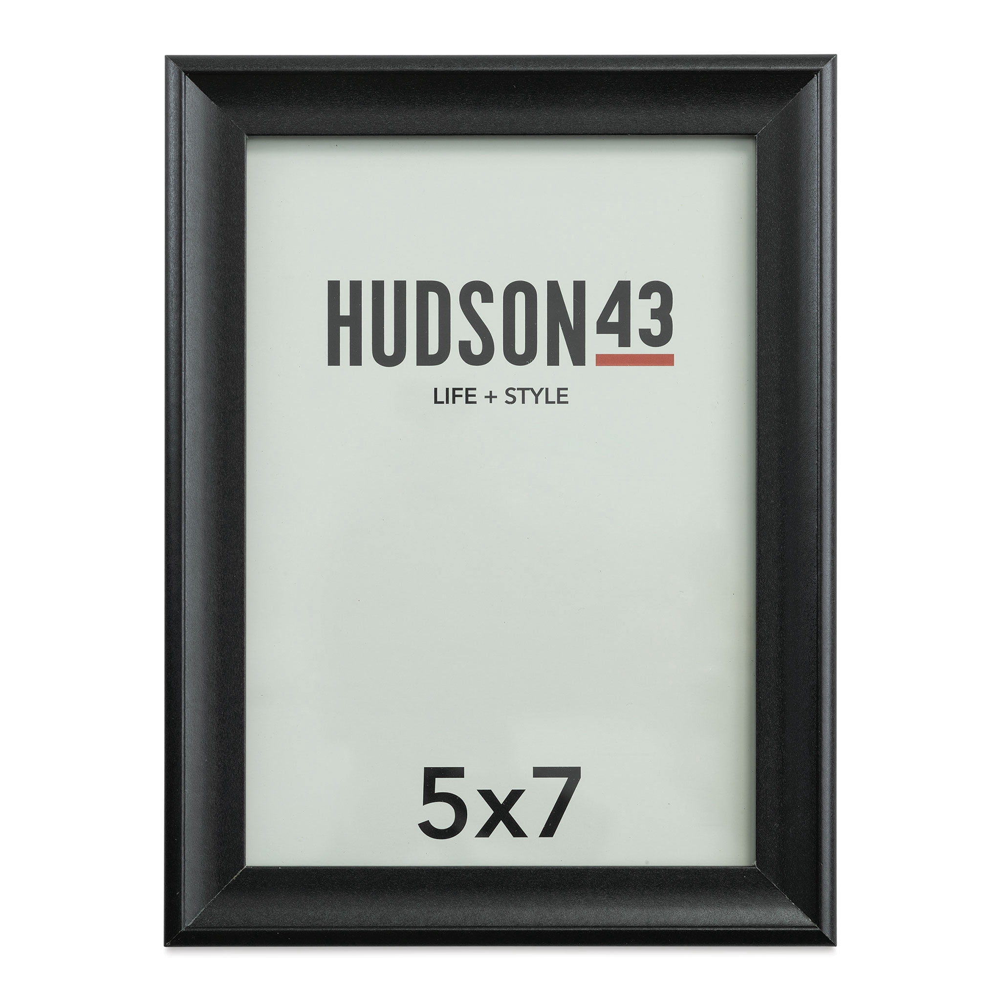 Hudson 43 Traditional Frames - Black, 5" x 7", Easel Back - Walmart.com