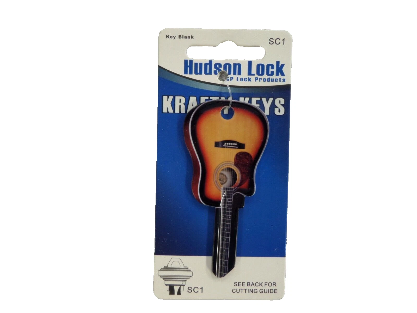 Hudson Acoustic Guitar House Key Compatible with Schlage and SC1 Locks ...