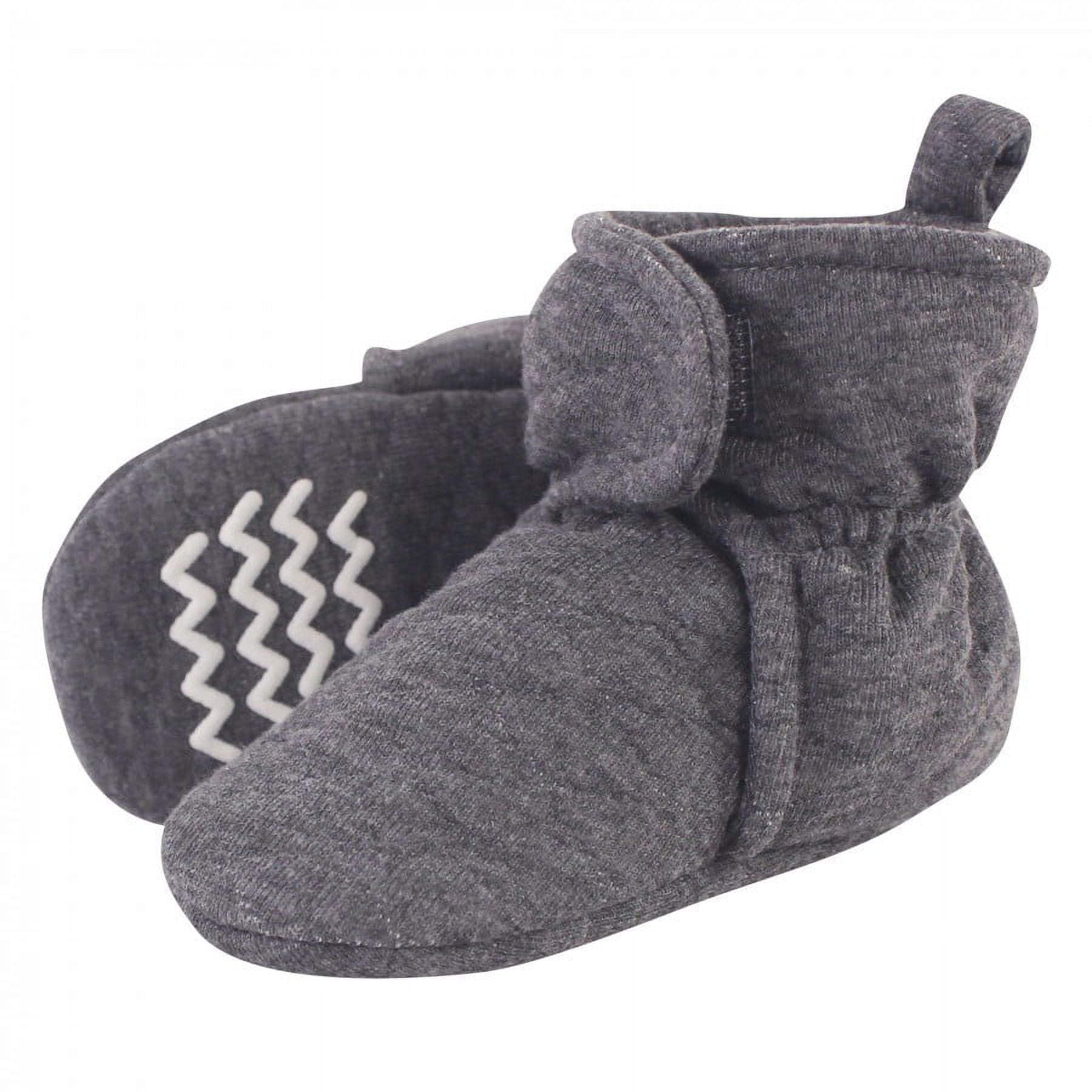 Hudson Baby Baby and Toddler Quilted Booties, Charcoal, 6-12 Months ...
