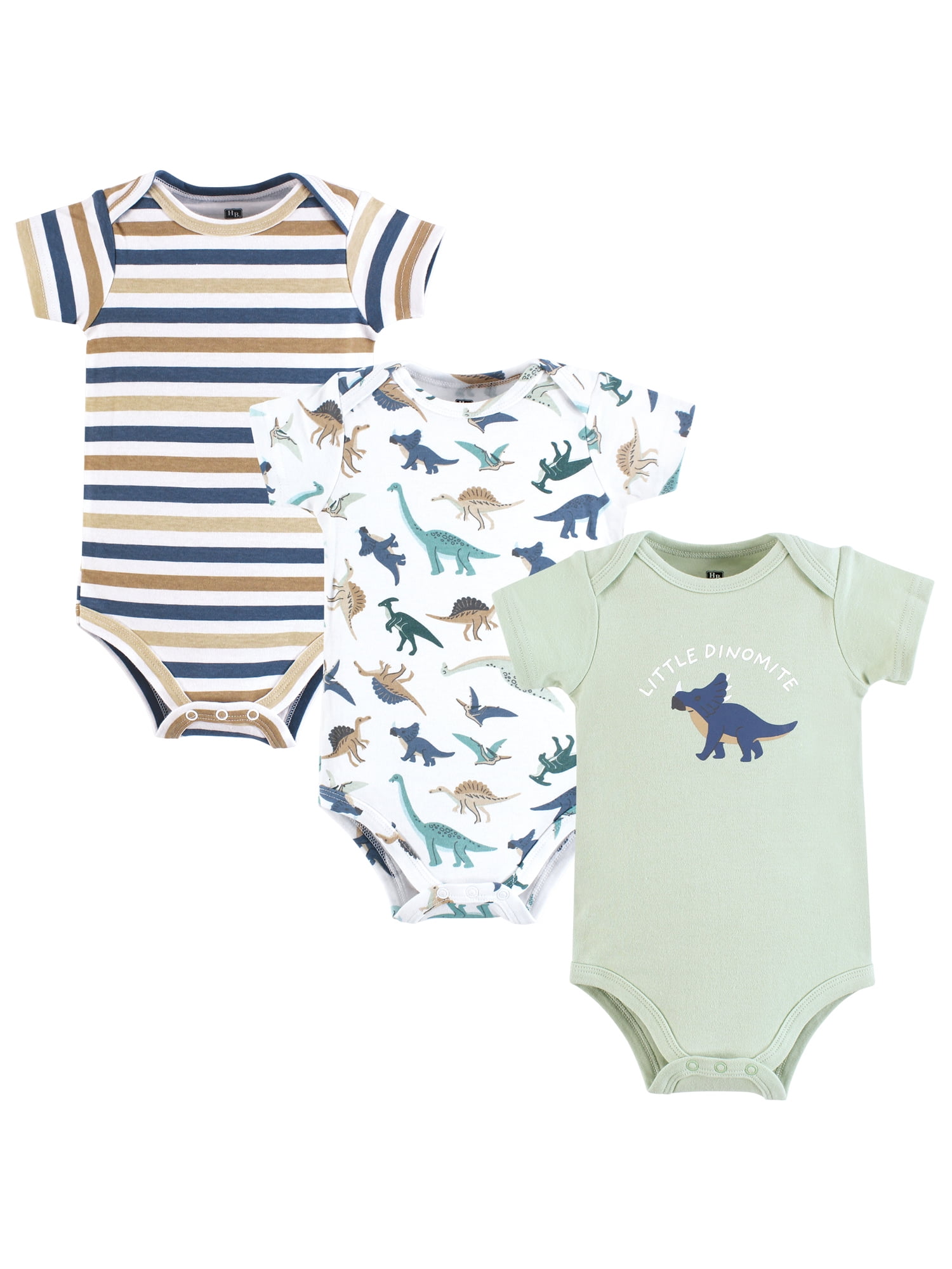 Hudson Baby Bodysuits, 3-Pack, Newborn-18 Months - Walmart.com