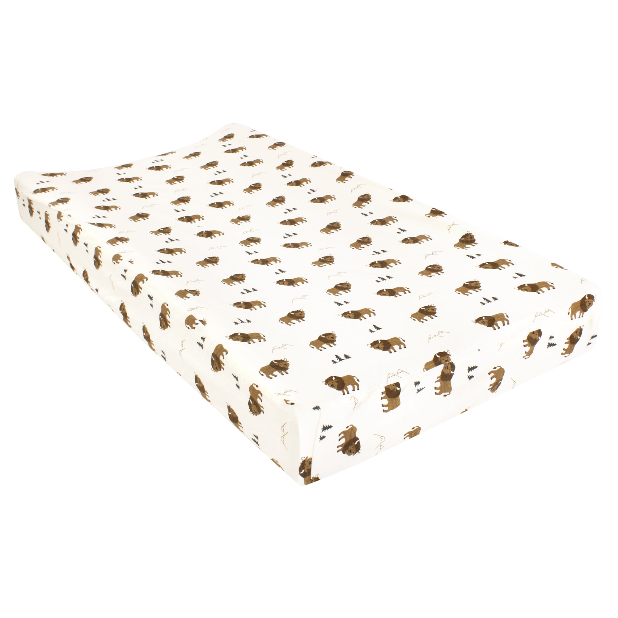 Hudson Baby Infant Boy Changing Pad Cover, Wild Buffalo, One Size ...