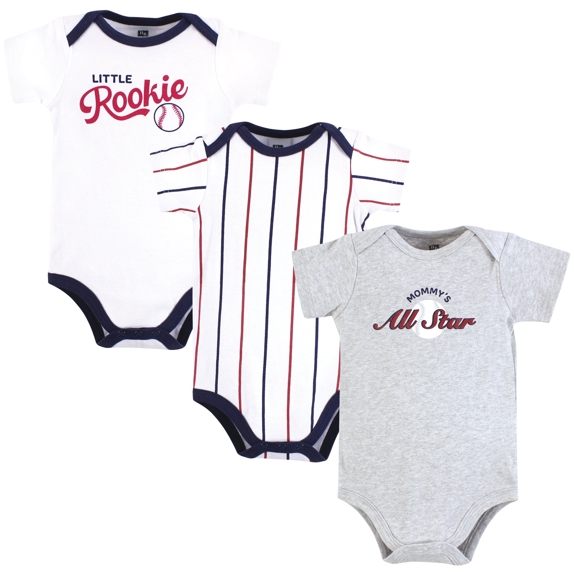 Hudson Baby Infant Boy Cotton Bodysuits, Mommys All Star, 12-18 Months ...