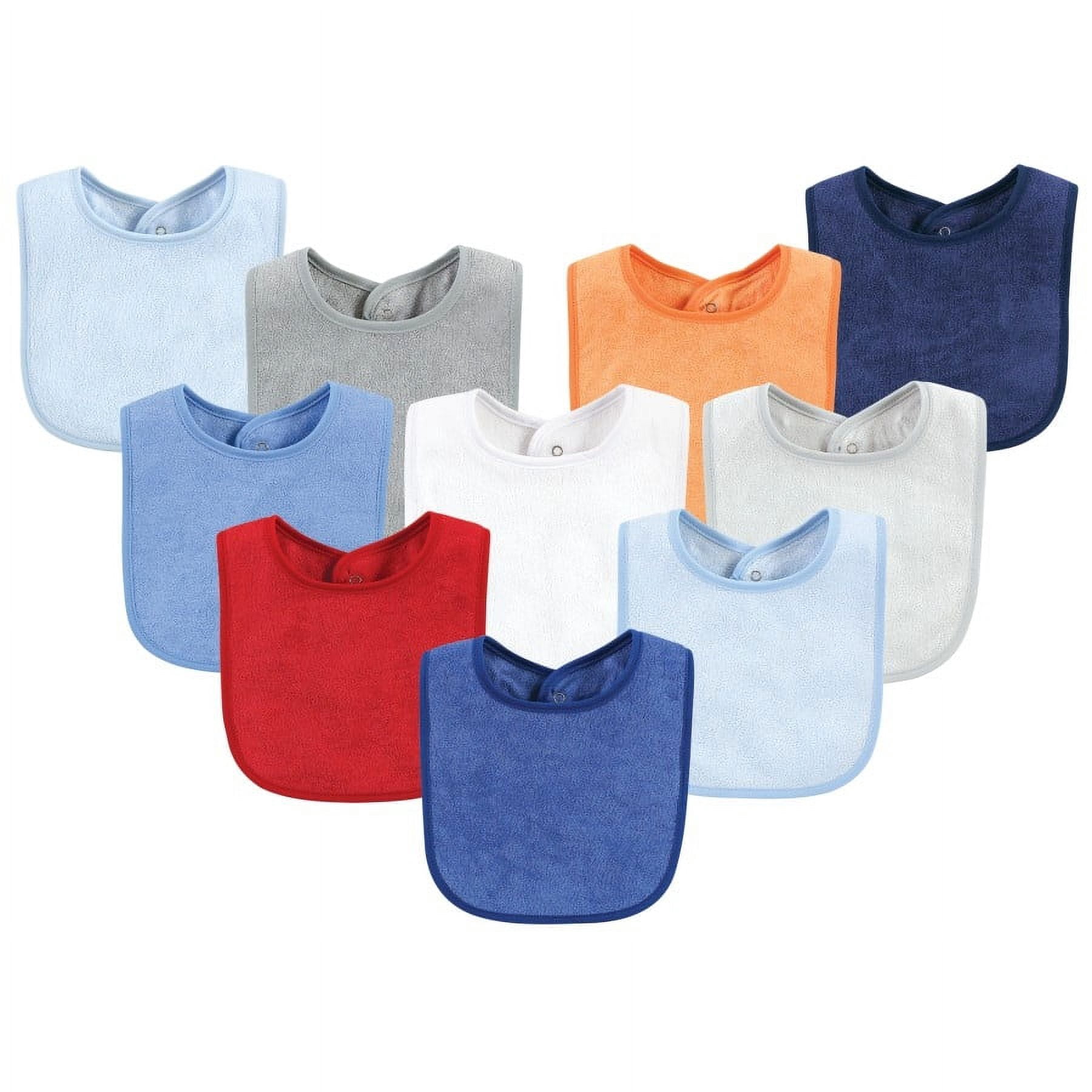 Hudson Baby Infant Boys Rayon from Bamboo Bib with Waterproof Lining ...