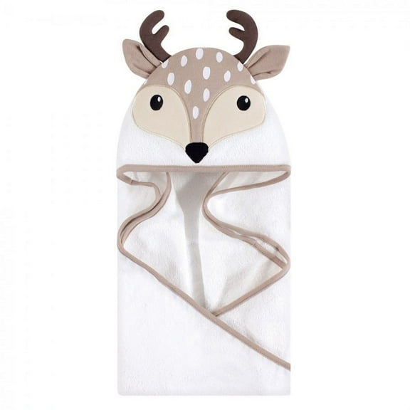 Hudson Baby Infant Cotton Animal Face Hooded Towel, Nerdy Giraffe, One ...