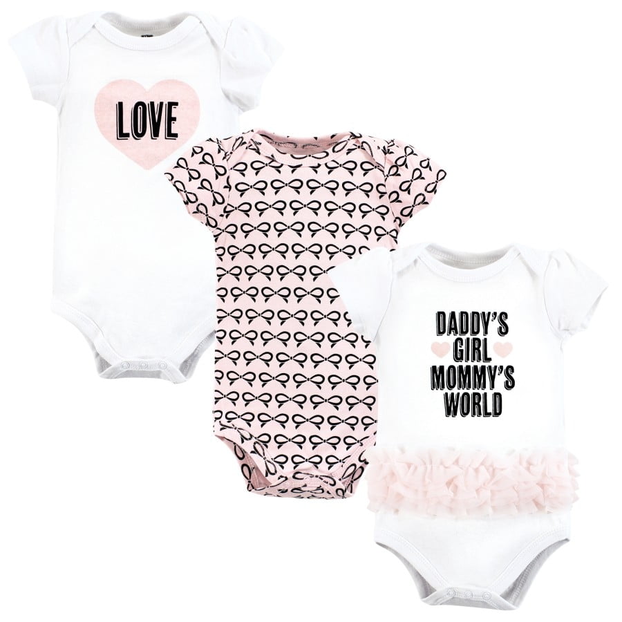 Customer reviews for Hudson Baby Infant Girl Cotton Bodysuits, Mommys ...