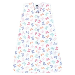Hudson Baby Infant Girl Cotton Sleeveless Wearable Sleeping Bag, Sack ...