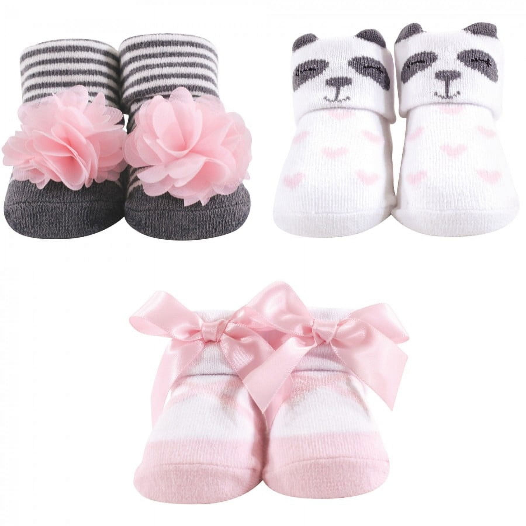Hudson Baby Infant Girl Socks Boxed Giftset, Panda, One Size - Walmart.com