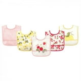Hudson Baby Infant Girl Waterproof PEVA Bibs 5pk, Strawberry, One Size ...