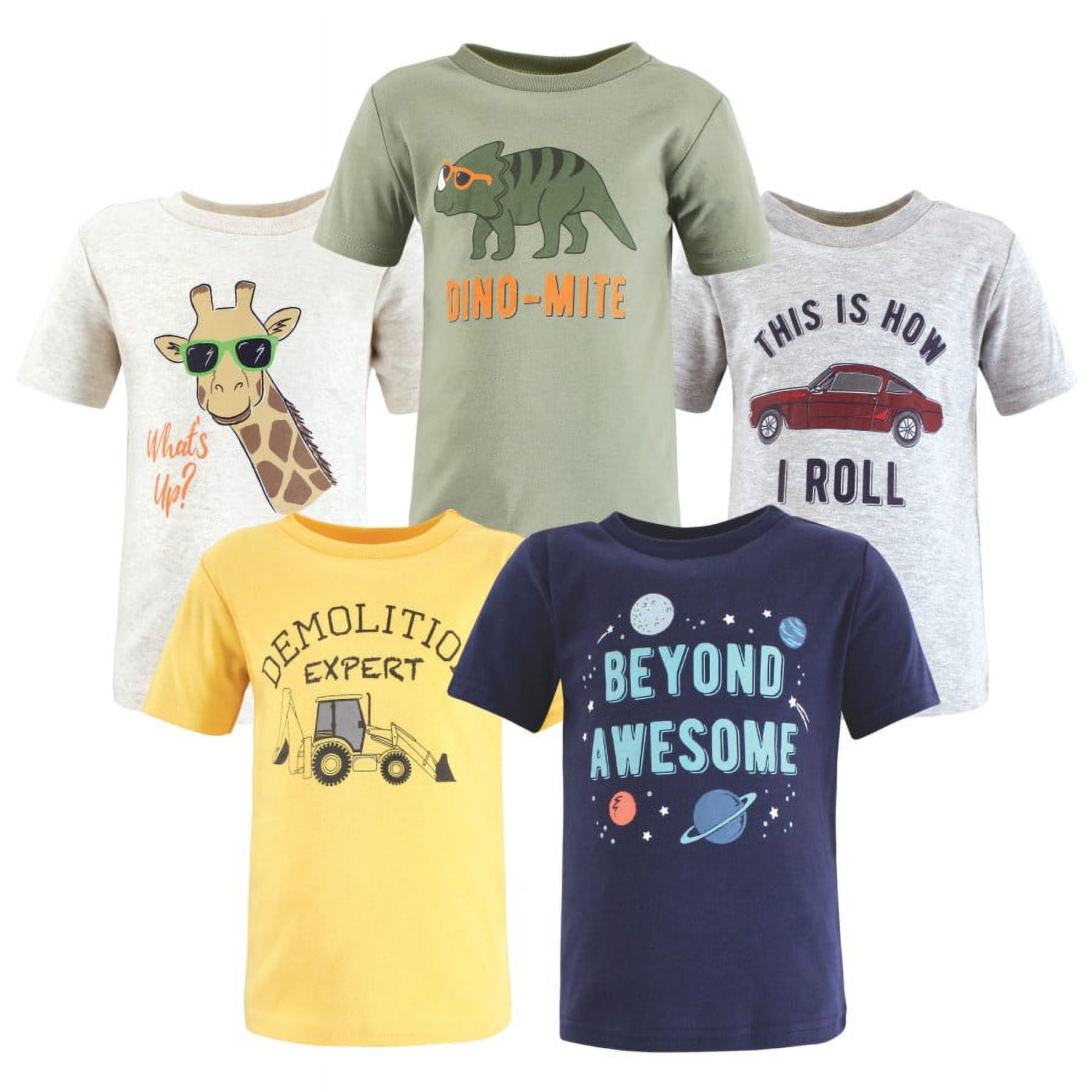 Hudson Baby Infant and Toddler Boy Short Sleeve T-Shirts, Beyond ...