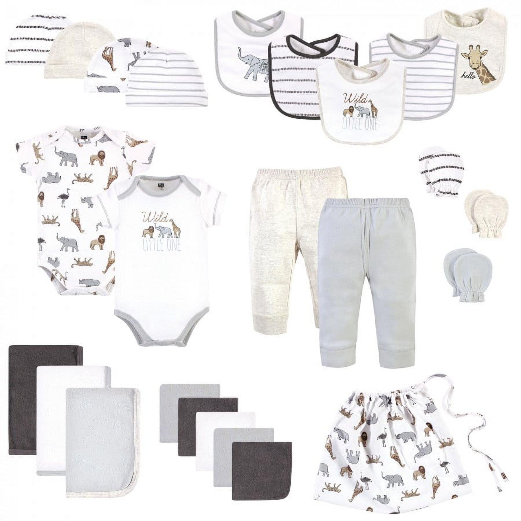 Hudson Baby Shower Gift Sets, 25-Piece, Sizes Newborn-6 Months ...