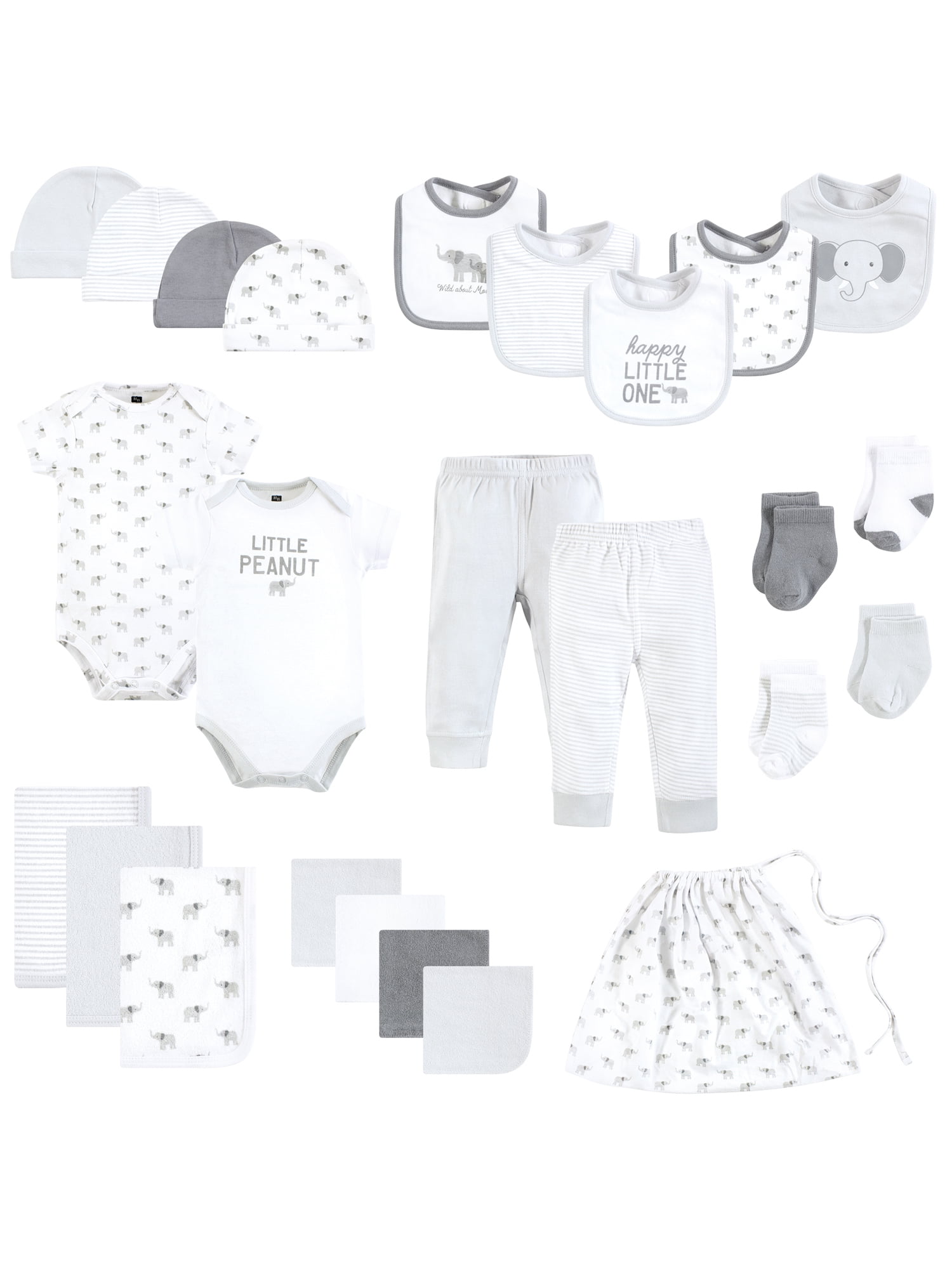 Hudson Baby Shower Gift Sets, 25-Piece, Sizes Newborn-6 Months ...