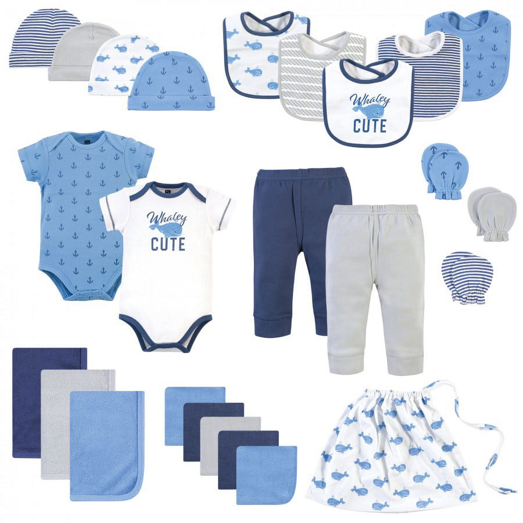 Hudson Baby Shower Gift Sets, 25-Piece, Sizes Newborn-6 Months ...
