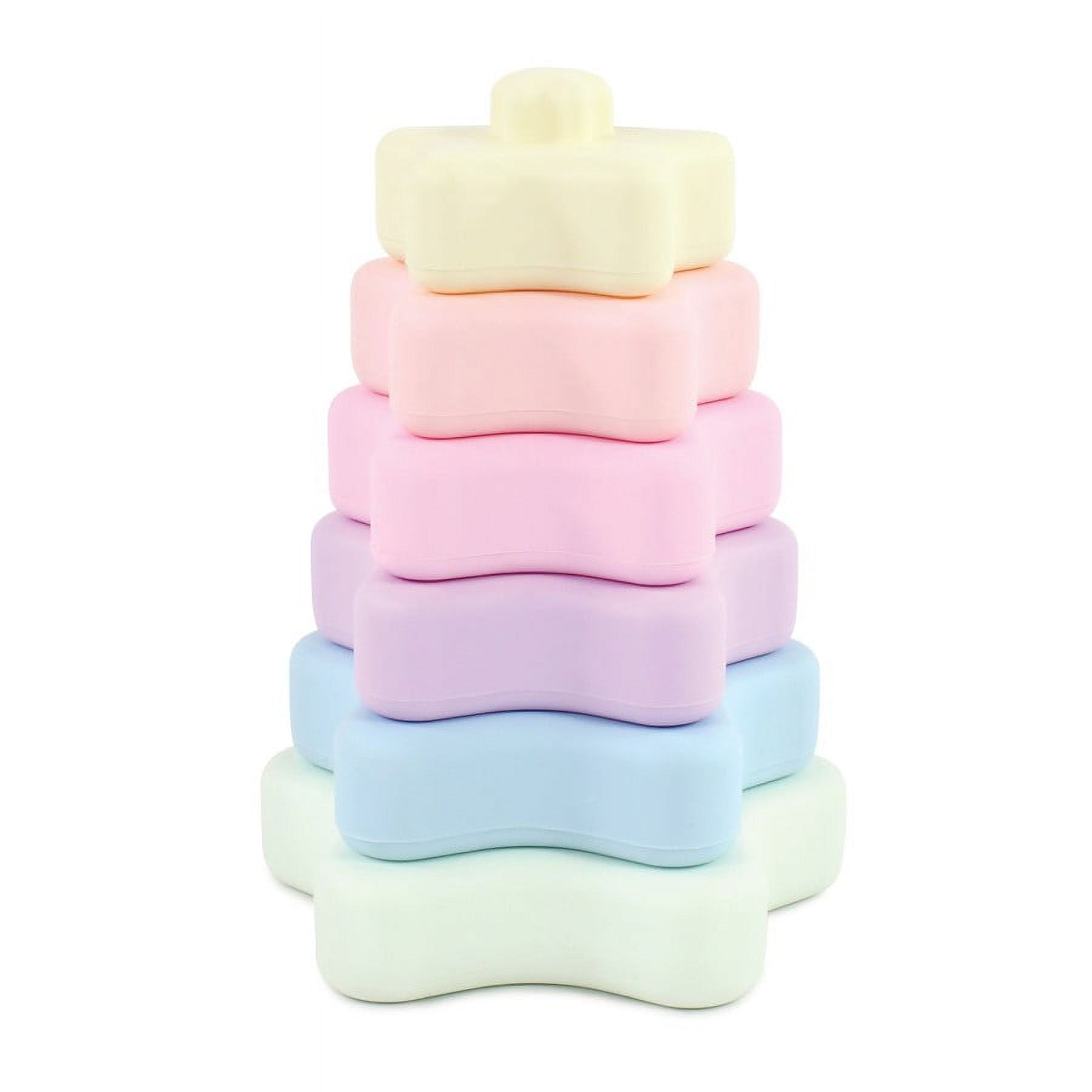 Hudson Baby Silicone Stacking Toy, Star, One Size - Walmart.com