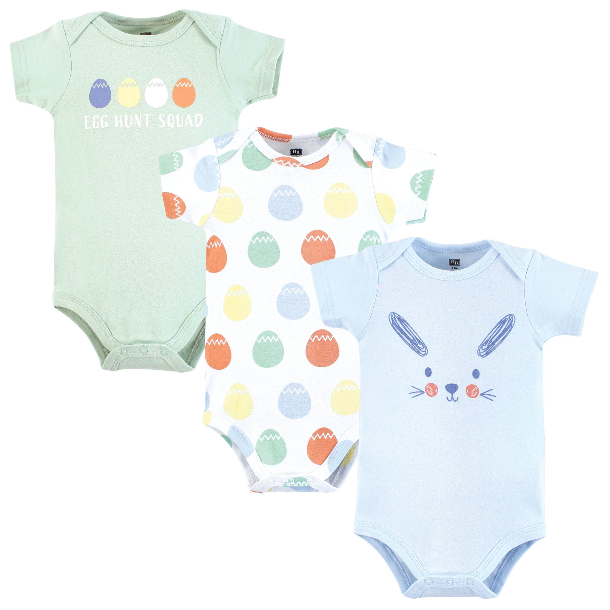 Hudson Baby Unisex Cotton Bodysuits, Egg Hunt, Preemie - Walmart.com