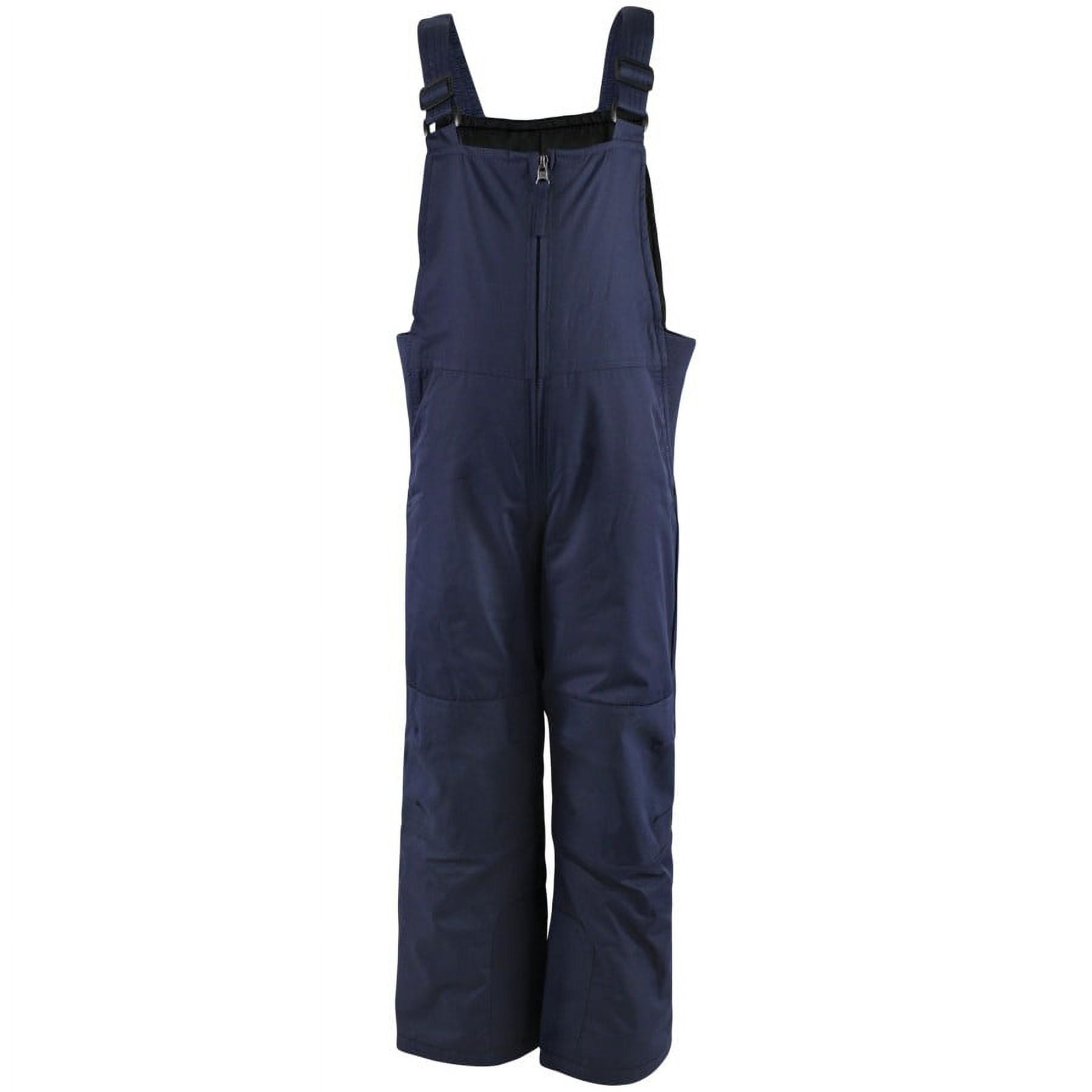 Hudson Baby Unisex Snow Bib Overalls, Solid Navy, Large - Walmart.com