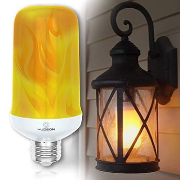 Aizhiweng LED Flame Effect Light Bulbs 5watts A19 Decorative E26 ...