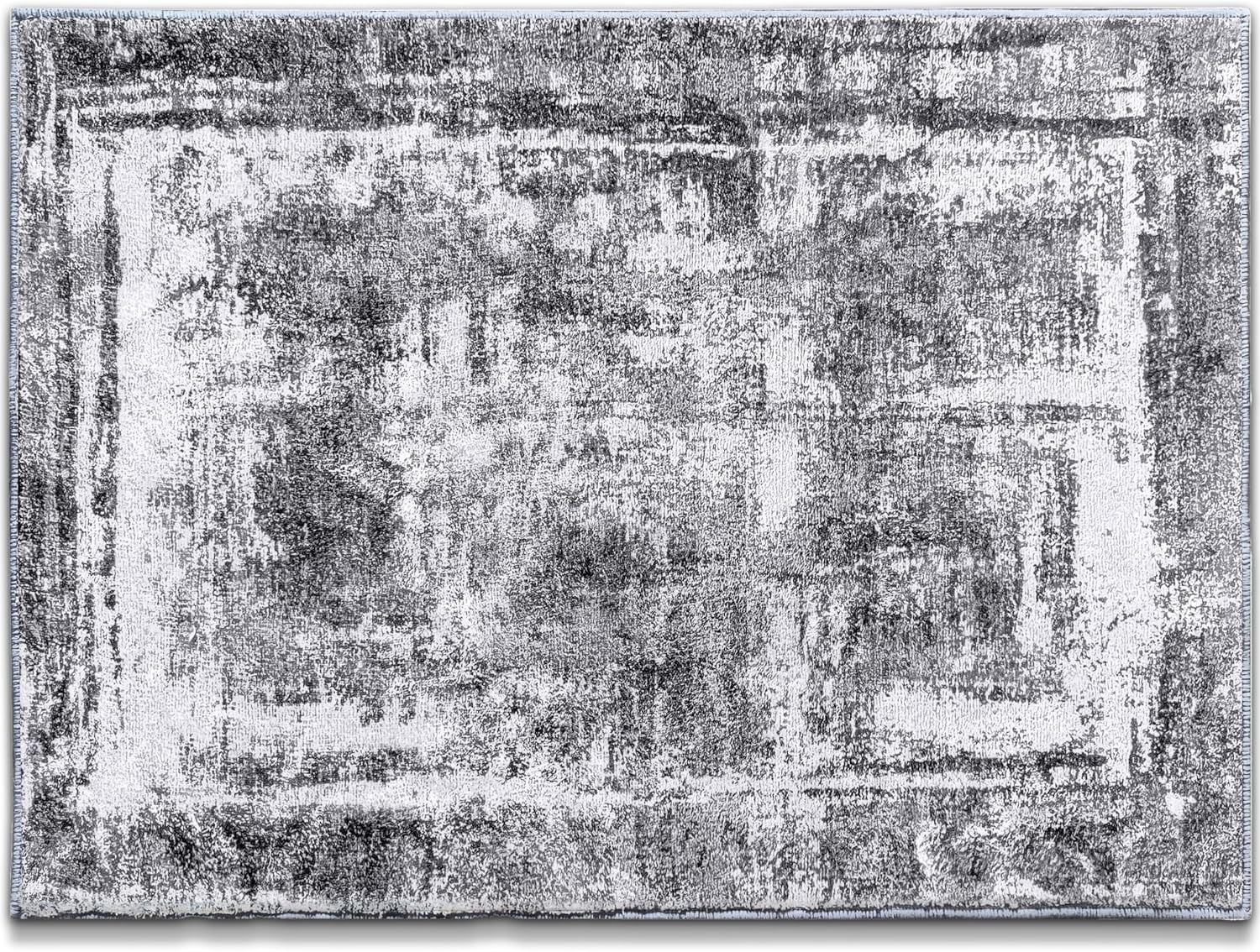 Hudson Comfort 5x6 Area Rug - Living Room Carpet - Machine Washable ...