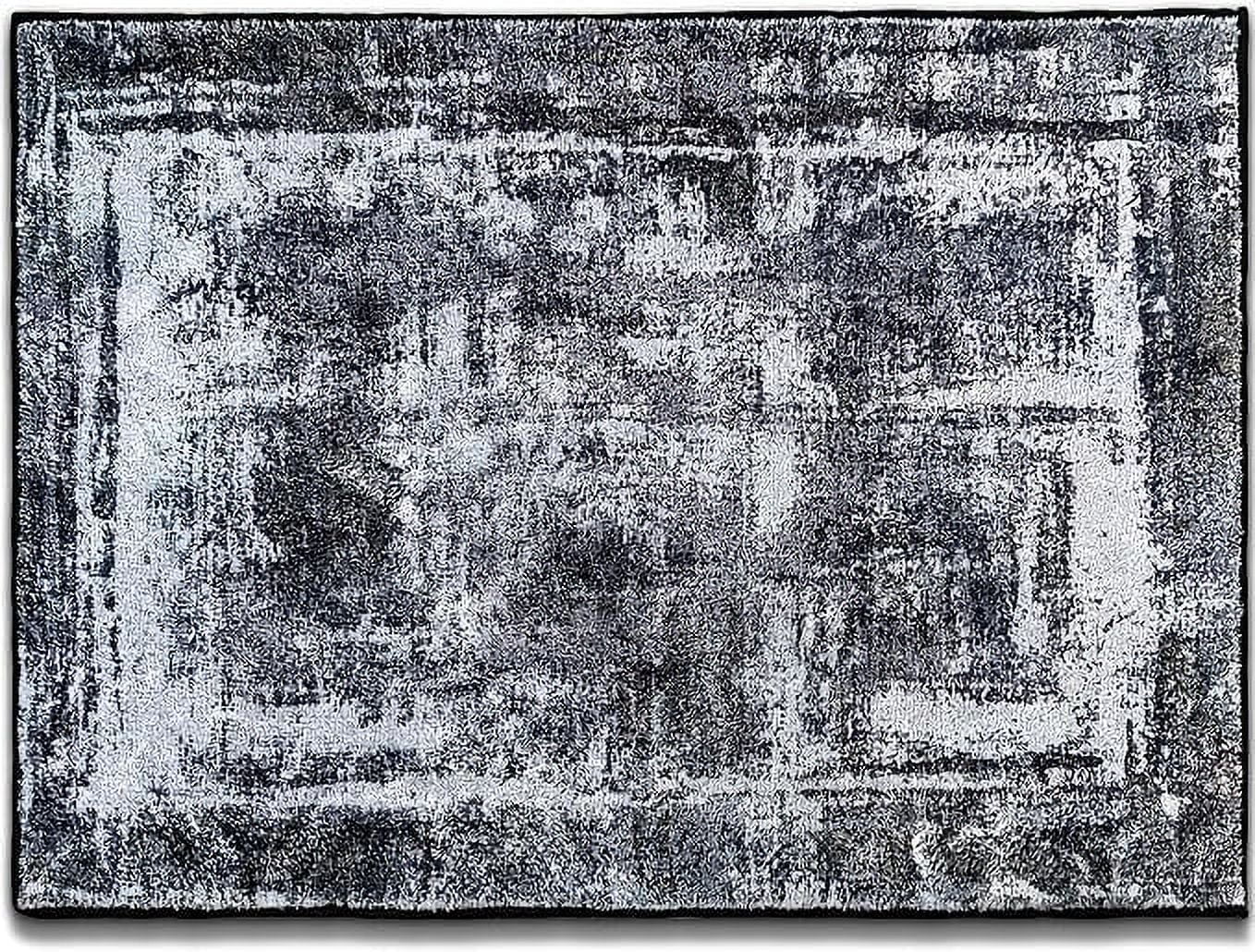 Hudson Comfort 5x6 Area Rug - Living Room Carpet - Machine Washable ...