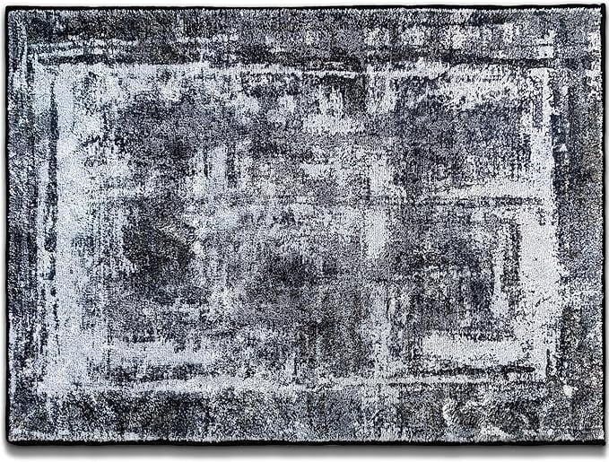 Hudson Comfort 5x6 Area Rug - Living Room Carpet - Machine Washable ...