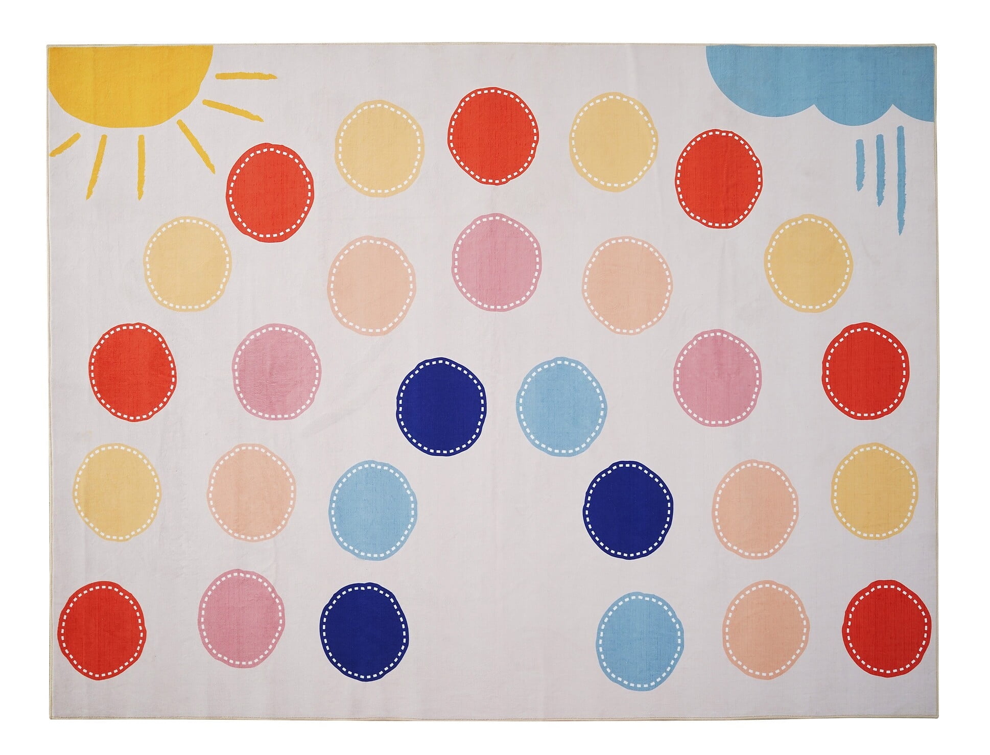 Hudson Comfort Classroom Rug 9x12, Educational Rug for Elementary ...