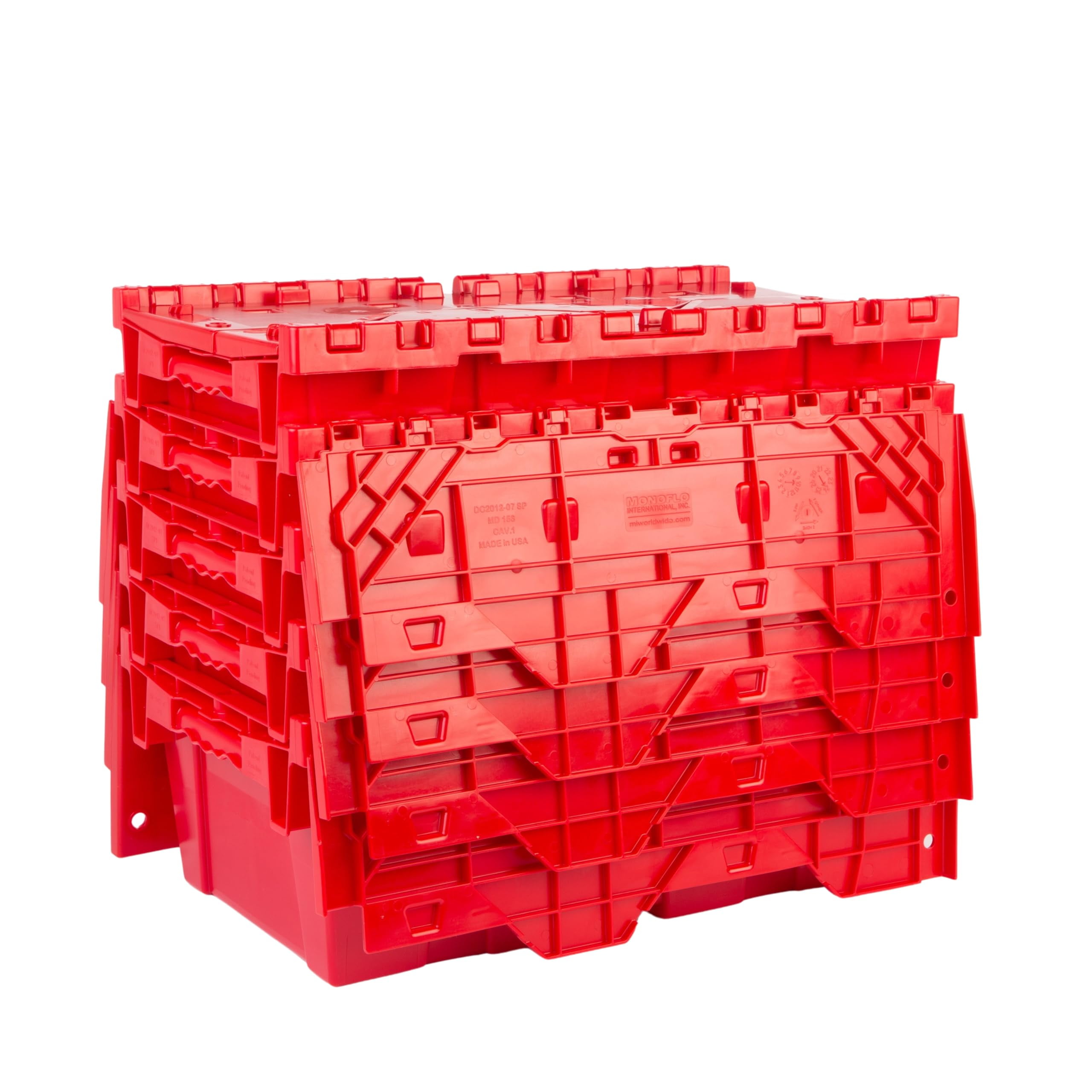 Hudson Exchange 19.6 x 11.6 x 7.3” (3.7 Gallon, 5 Pack) Storage Tote ...