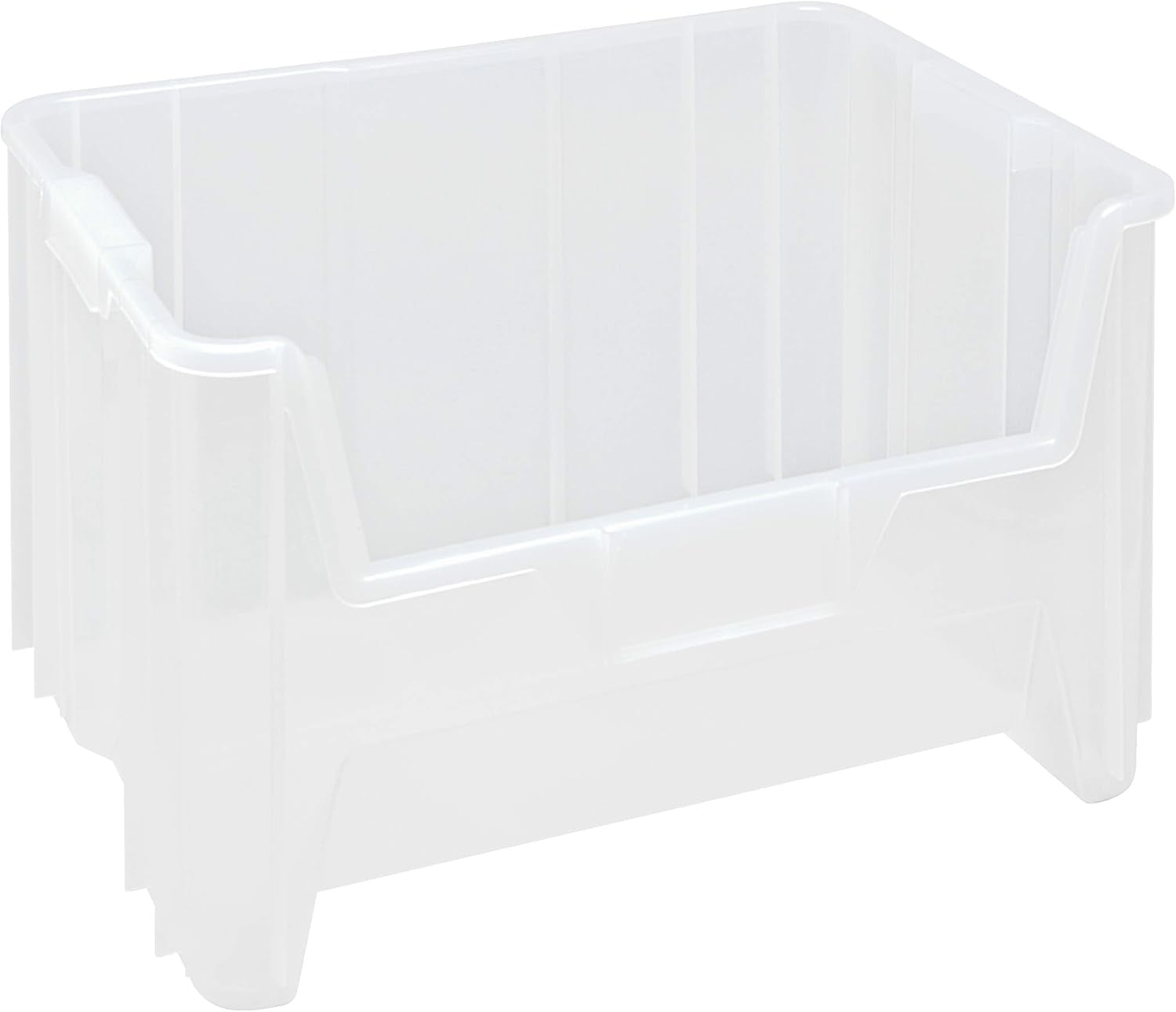 Hudson Exchange 20" x 15" x 12.5" (1 Pack) Plastic Giant Stackable ...