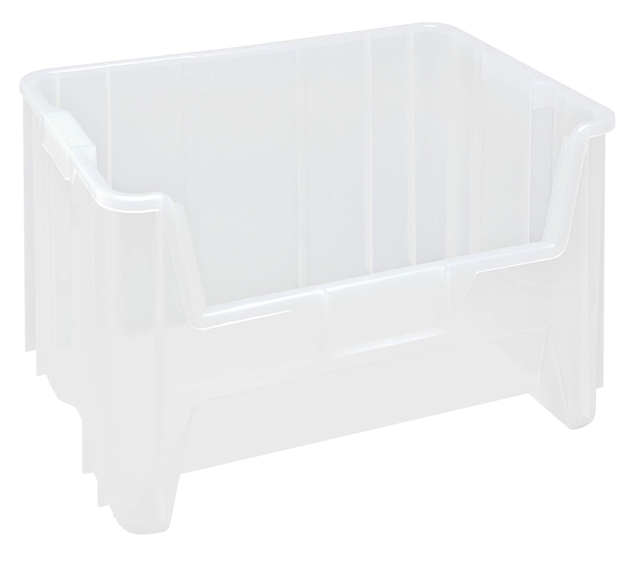 Hudson Exchange 20" x 15" x 12.5" (3 Pack) Plastic Giant Stackable ...