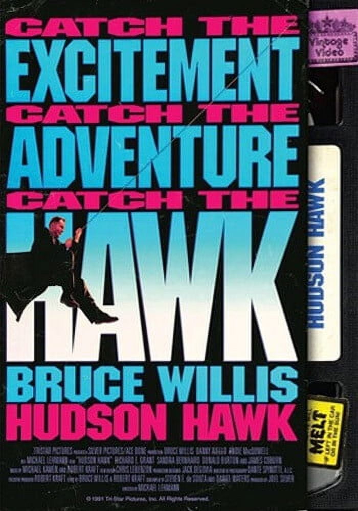 Hudson Hawk (Retro VHS Packaging) (DVD), Mill Creek, Action & Adventure ...