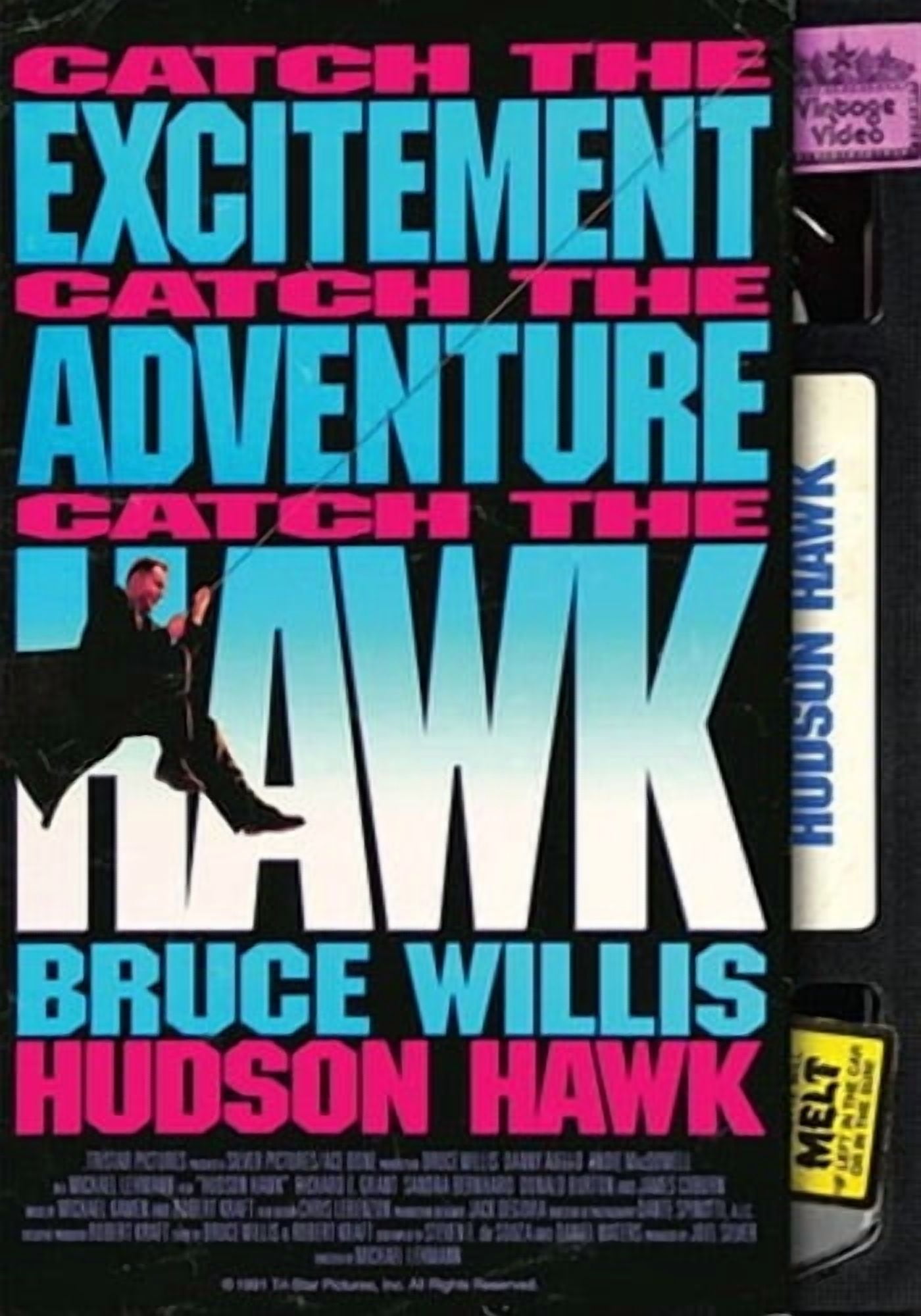 Hudson Hawk (Retro VHS Packaging) - Walmart.com