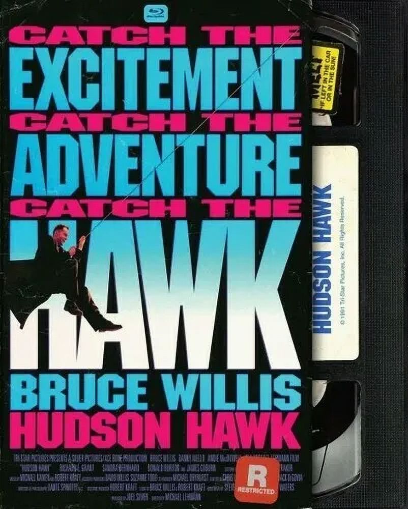 Hudson Hawk (Retro VHS Packaging) [New Bluu-ray] O-Card Packaging ...