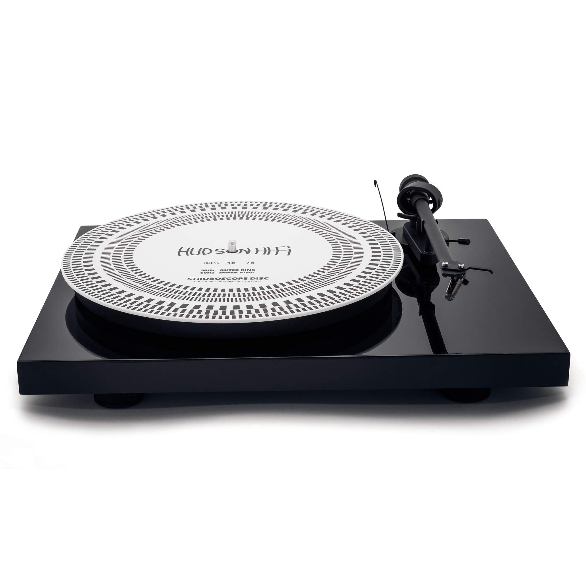 Hudson Hi-Fi Turntable Double Sided Cartridge Alignment Protractor Mat ...