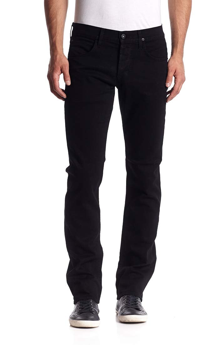 Hudson Jeans Mens Blake Slim Straight Cotton 34" Inseam Jeans (Black ...