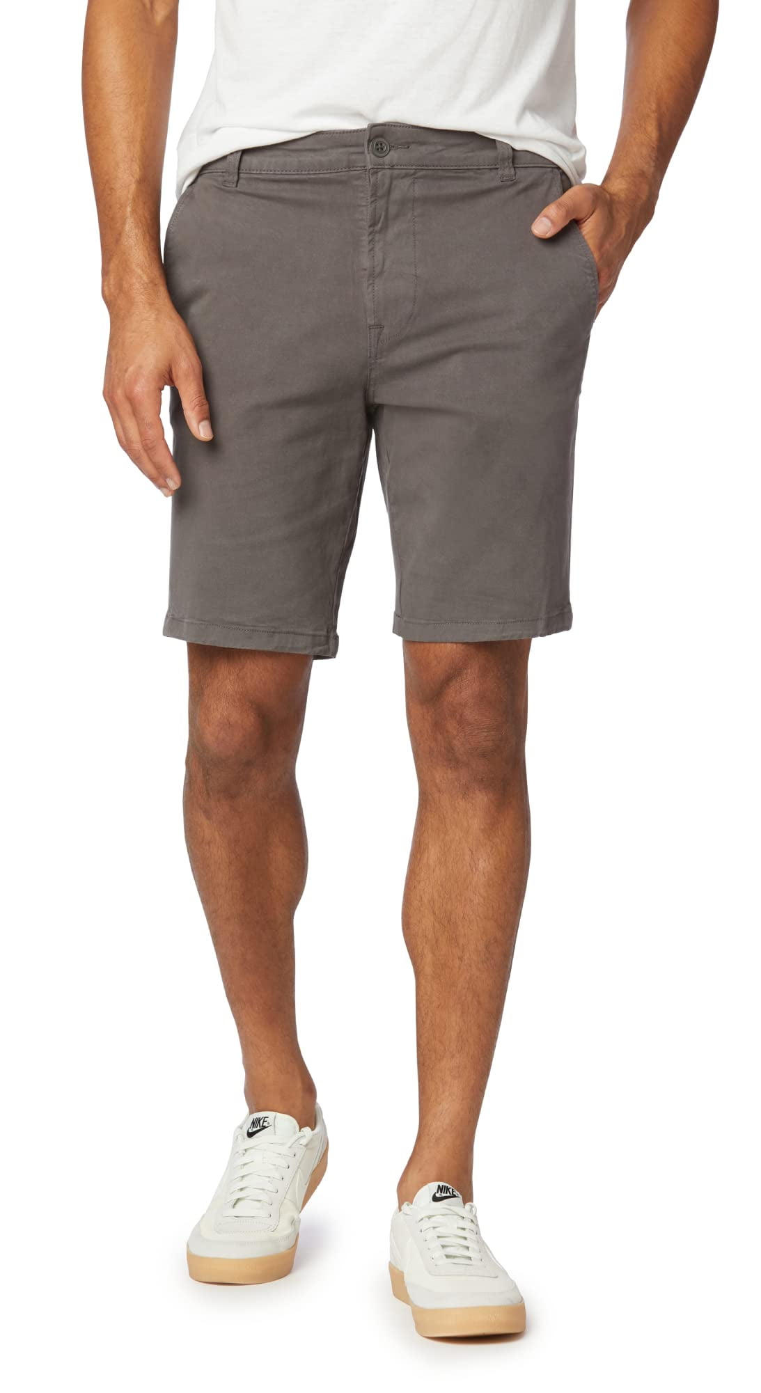 Hudson Men's Relaxed Chino Comfortable Cotton 5 Pocket Shorts (Dark ...
