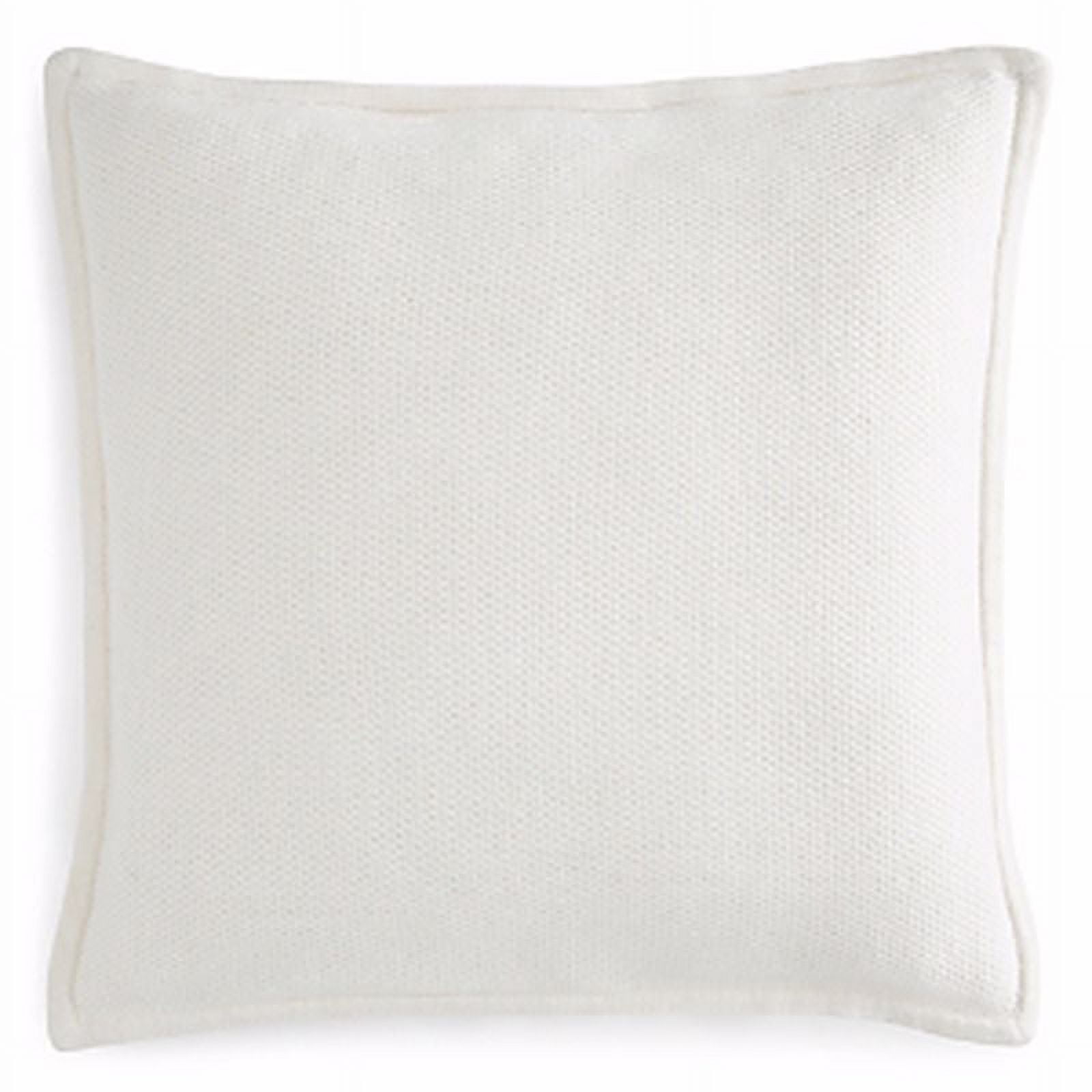 Hudson Park Knit Wool Euro Sham, Ivory - Walmart.com