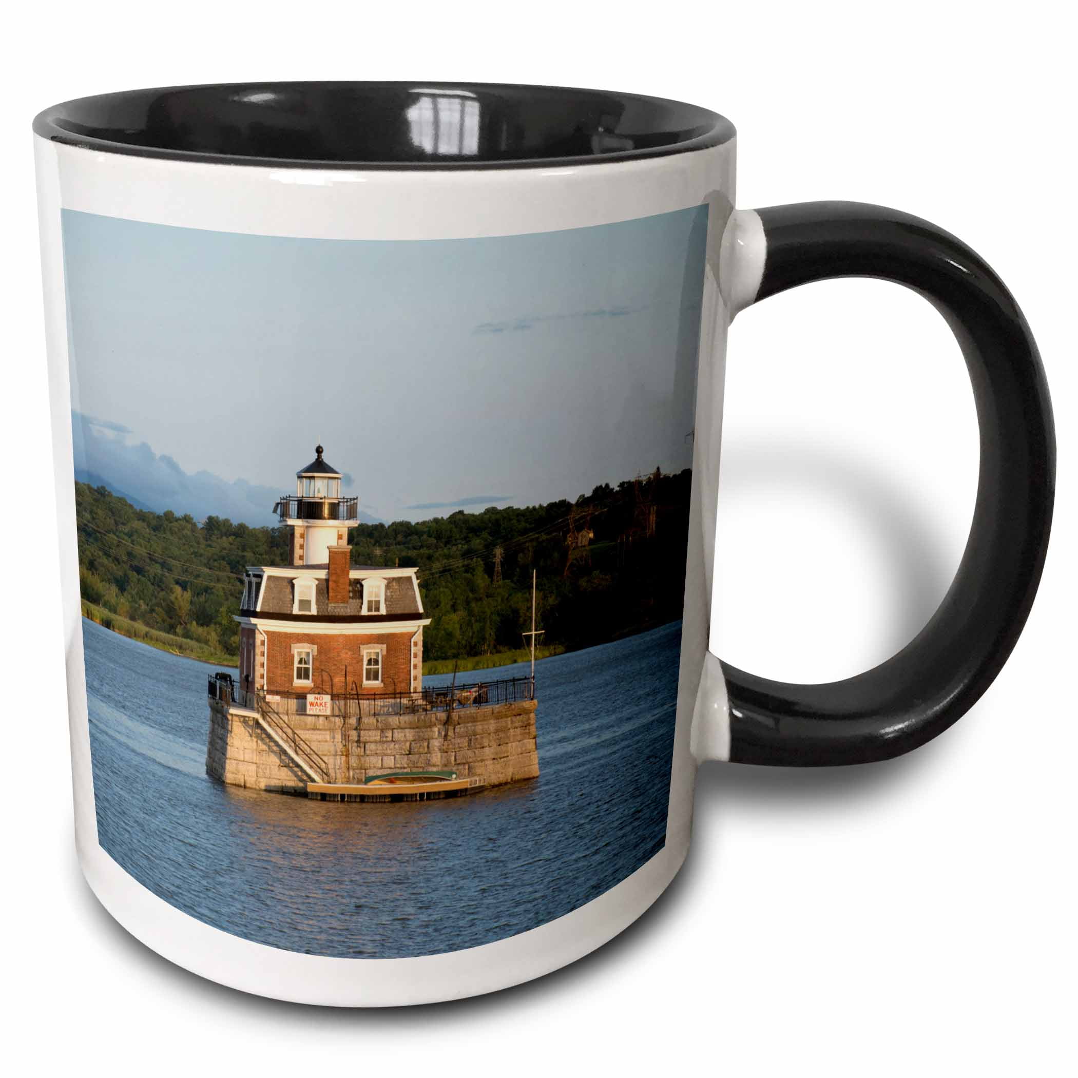 3drose, Hudson River. Historic Hudson-athens Lighthouse, Circa 1874 ...