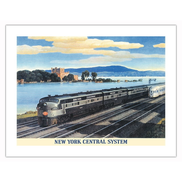 Hudson River Railway- New York Central System - Vintage Railroad Travel ...