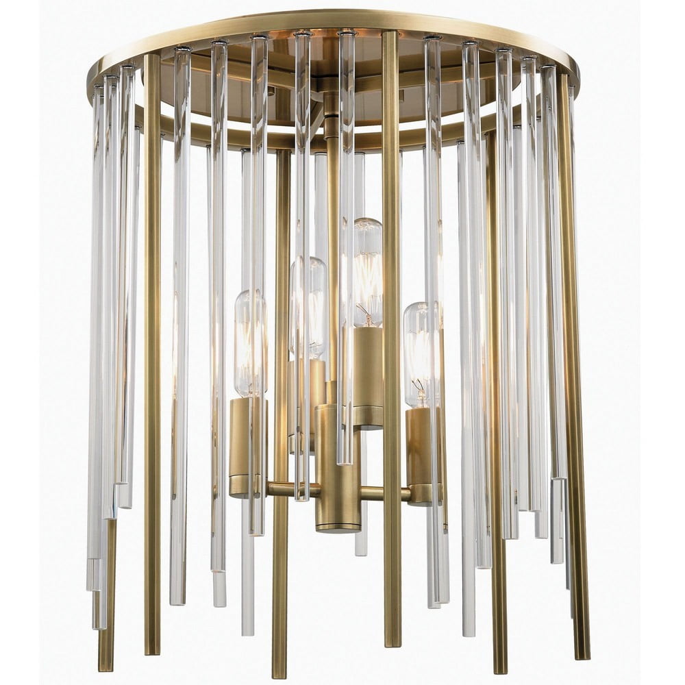 Hudson Valley Lighting 2510 Lewis 4 Light 13" Wide Flush Mount ...