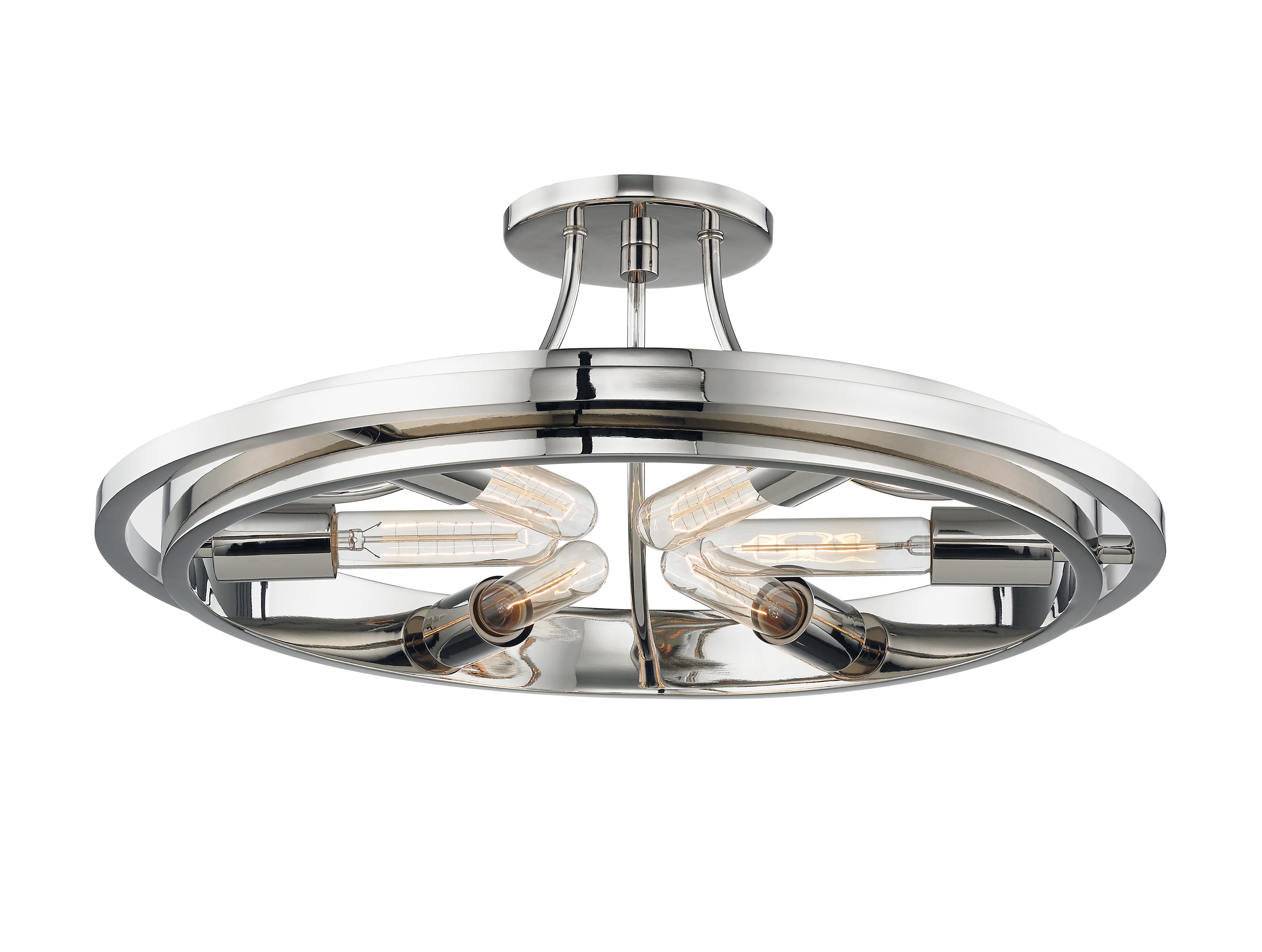 Hudson Valley Lighting 2721 Chambers 6 Light 21" Wide Semi-Flush ...