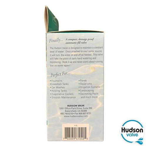 Hudson Valve 1/2 Automatic Water Float Valve VSG Use for Pond Auto Fill ...