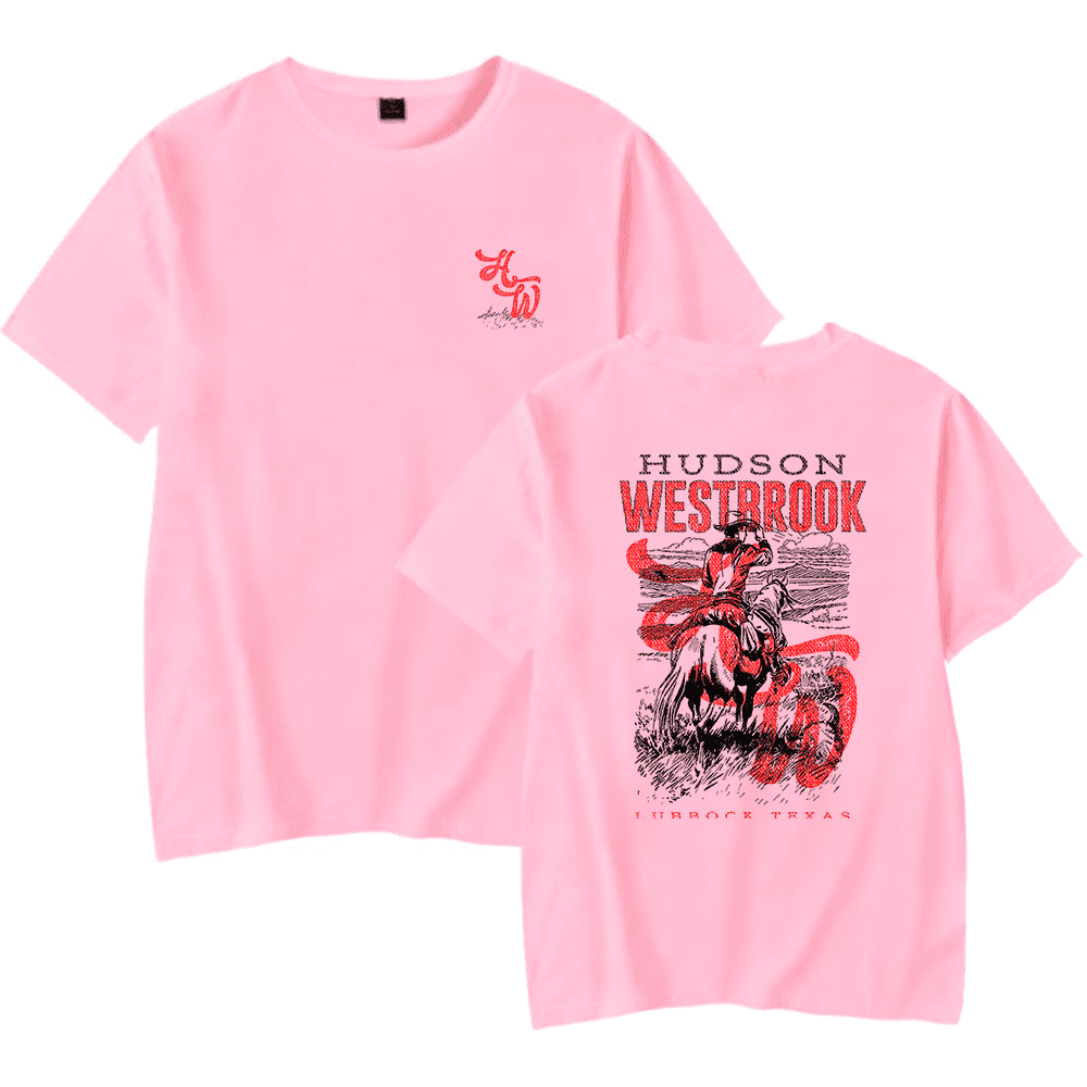 Hudson Westbrook Merch T-Shirt HW Cowboy Logo Tees Country Music Short ...
