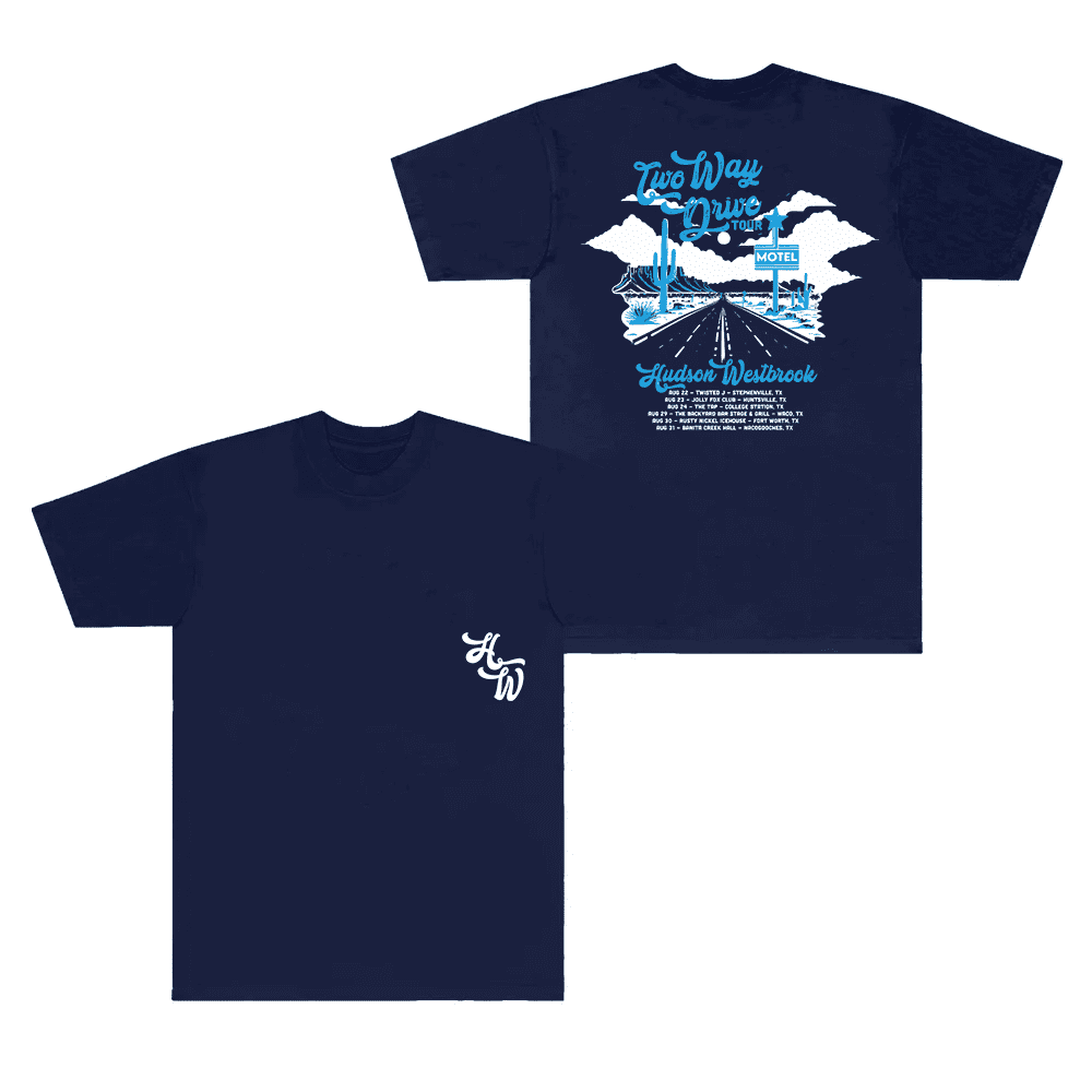 Hudson Westbrook Merch T-Shirt TWD Tour Tee Country Music Short Sleeve ...