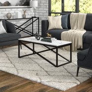 Flash Furniture Astoria Collection Round Coffee Table - Modern Clear ...