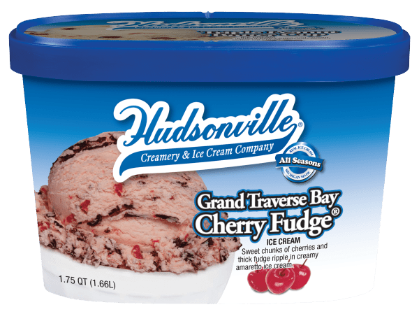 Hudsonville Grand Traverse Bay Cherry Fudge, 1.75 quart - Walmart.com